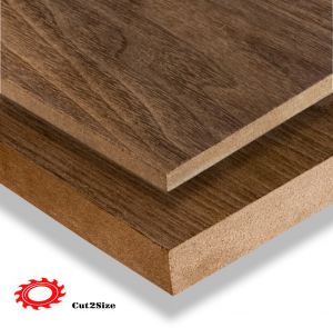 Walnut Veneered Natural MDF Board Cut 2 Size - JustMDF Boards Cut to ...