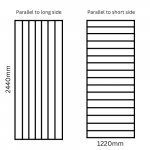 MDF Fluted Panels 3D Wall Panels Made to Measure - JustMDF Boards Cut ...