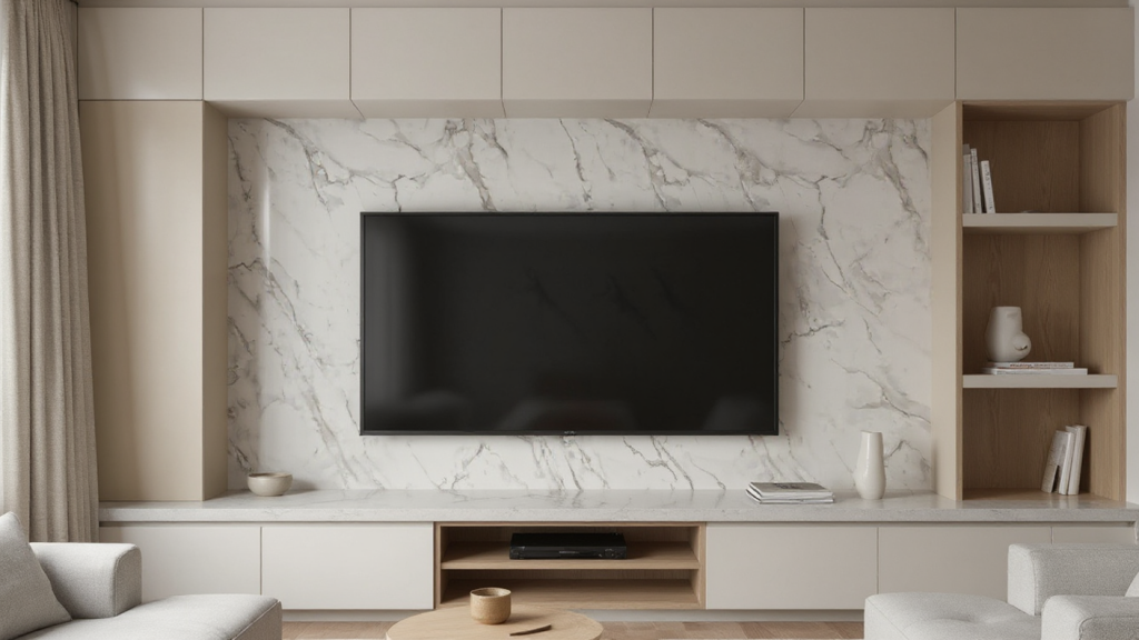 TV Back Panel F800 ST9 Crystal Marble - JustMDF Boards Cut to Size Fast ...