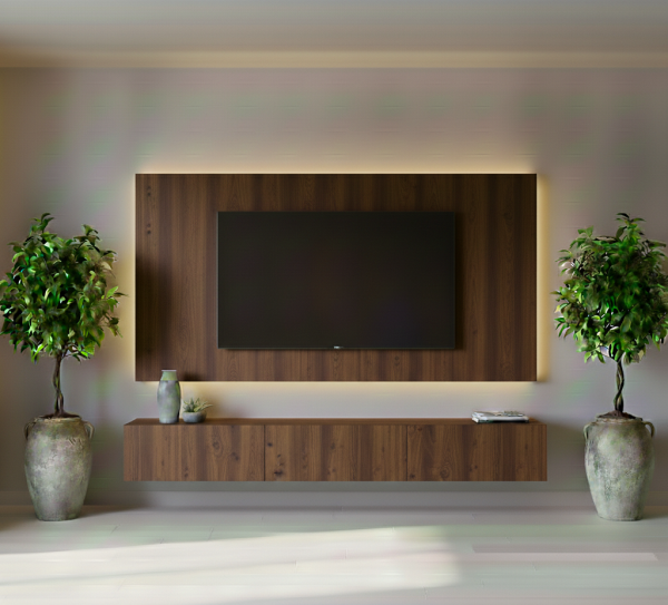 TV Back Panel Marone Casella Oak - MDF Cut to Size – Fast UK Delivery ...